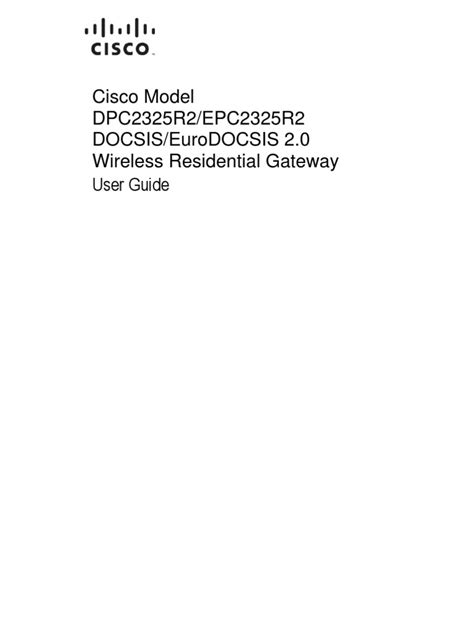 Cisco Manual Pdf Port Computer Networking Ip Address