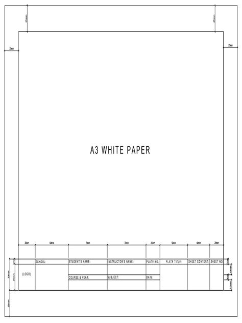Title Block Template Pdf