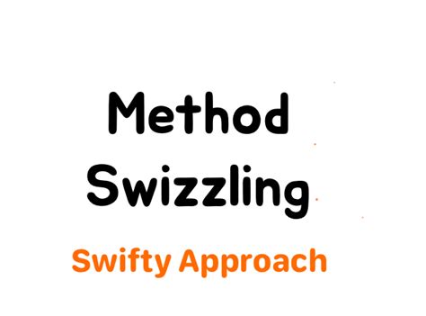 Tired Of Objc Method Swizzling Check Out Swifty Alternative By Kiarash Vosough Divar
