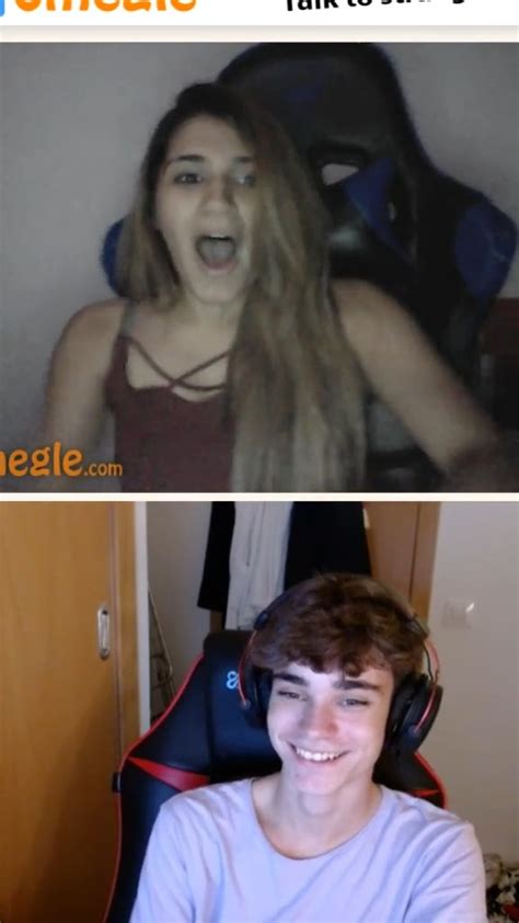 Sergi Cabrer Girls Funny Reaction To Face Reveal Omegle Funny Moments