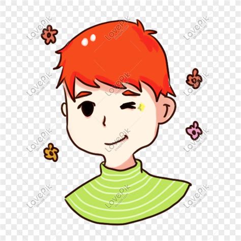 손으로 그린 만화 Hipster 남자 친구 아바타 무료 다운로드 Png 일러스트 및 벡터 이미지 무료 다운로드 Lovepik