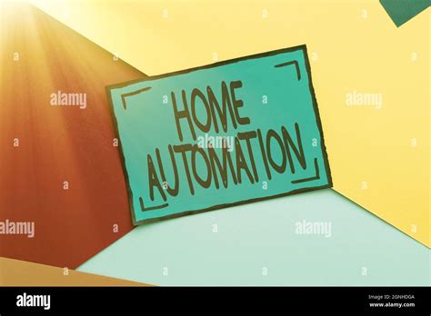 Conceptual Display Home Automation Word For Home Solution That Enables Automating The Bulk Of