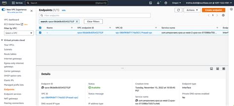 Add An Aws Privatelink Connection Couchbase Docs