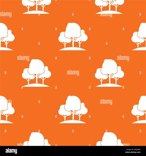 Forest Trees Pattern Seamless Stock Vector Image Art Alamy