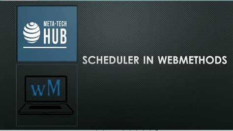 Scheduler In Webmethods How To Scheduleactivesuspend A Task In