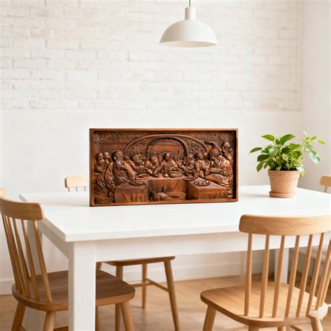 Last Supper Religious Carving Icons Ts Wood Carving Religious Wood