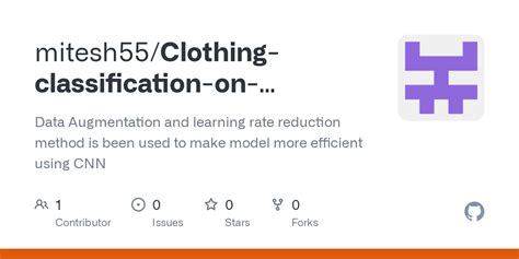 GitHub Mitesh Clothing Classification On Fashion MNIST Dataset Data Augmentation And