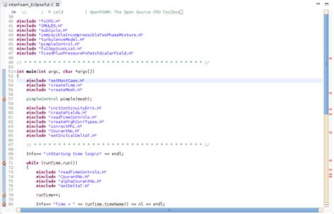 howto use openfoam with eclipse fool the indexer openfoamwiki