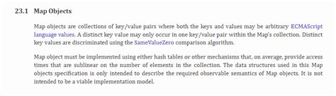 Ecmascript 6 Is Map A Set Of Keys Javascript The Definitive Guide David Flanagan Or A Set