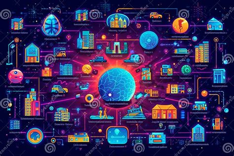 Dynamic World Of The Internet Of Things Iot Showcasing A Diverse Range Of Interconnected
