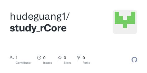 Github Hudeguang Study Rcore