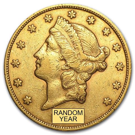 Pre 33 20 Liberty Gold Double Eagle Coin Vf Cpmex