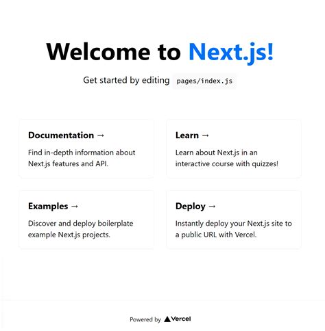 Nextjs 프로젝트 생성하기