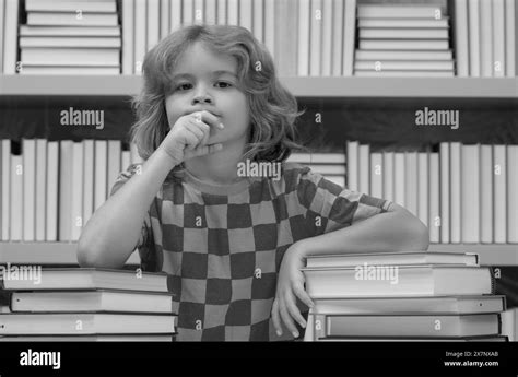 Elementary Schoolboy School Boy Doing Homework On Desk In School