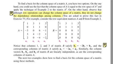 Linear Algebra How Are These Column Vectors Linearly Independent