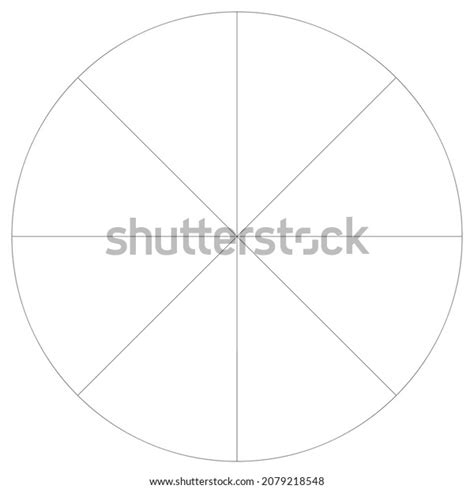 Segmented Circle Pie Graph Pie Chart Stock Vector Royalty Free 2079218548 Shutterstock