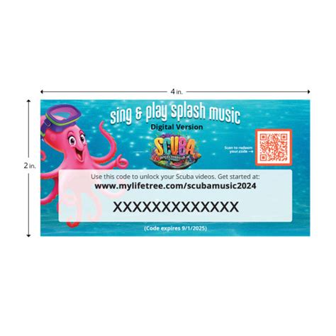 scuba vbs music video take home streaming codes group