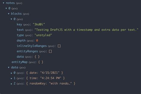 extra attributes properties in rawdraftcontent · issue 2903