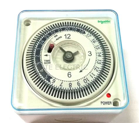Schneider Timer Cct15101 Din Rail Mounting 24 H Time Switch Analog Time Switch Johor Bahru
