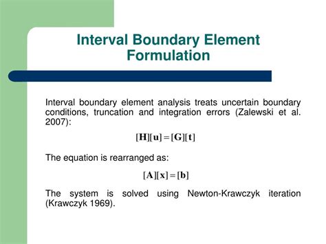 Ppt Point Wise Discretization Errors In Boundary Element Method For Elasticity Problem