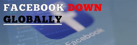 Facebook Down What To Do When Your Social Media World Collapses