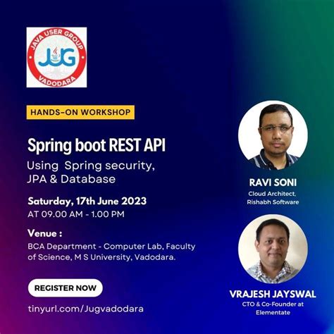 Java Springboot Restapi Workshop Javausergroup Vadodara Keshav