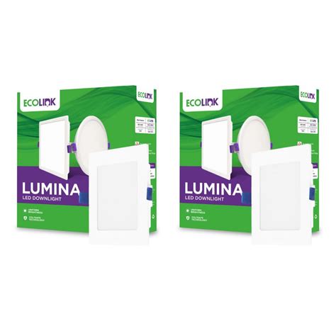 Ecolink Lumina 10 Watt Square Led Downlighter Led Ceiling Light For