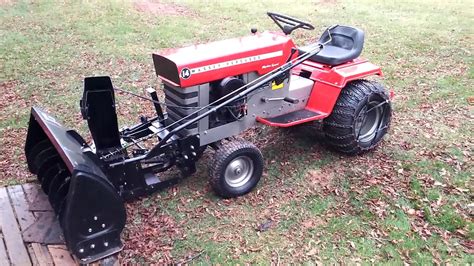 1972 Massey Ferguson MF-14 tractor - YouTube
