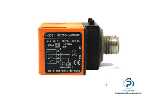 Ifm In5331 Dual Inductive Sensor Platinum International