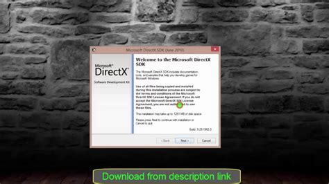 Directx Sdk 9291962 Youtube