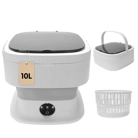Mini Portable Washing Machine10l Collapsible Travel Washing Machine