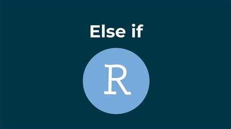 Else If Curso De R Para Principiantes YouTube