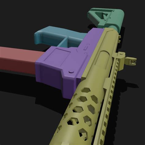 🔫 Tec 9 Tactical Smg Prop Gun 11 Scale・ Stl File For 3d Printing・cults