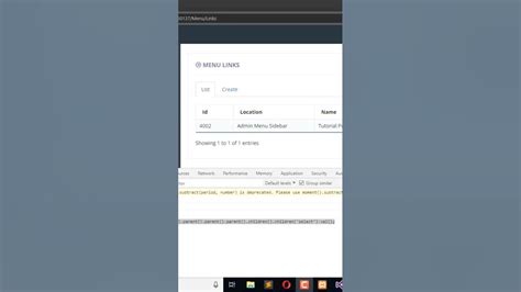 169 delete menu links record and update the datatables youtube