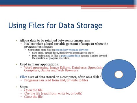 Reading And Writing Files Pptx