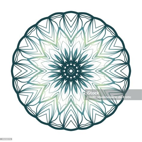 만다라 스타일 벡터 모양입니다 장식 름 장식입니다 꽃 디자인입니다 0명에 대한 스톡 벡터 아트 및 기타 이미지 0명 대칭 디자인 Istock