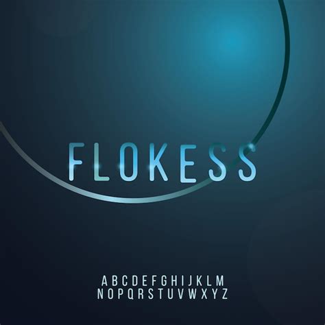 Fokess Sans Serif 강한 서체 대문자 알파벳 글꼴 벡터 프리미엄 벡터