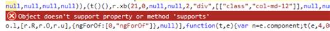 Bug Sbb Table Throws Object Doesn T Support Propery Or Method Supports On IE Issue