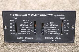 RV Accessories USED MOTORHOME INTELLITEC 00 00597 100 ELECTRONIC CLIMATE CONTROL FOR SALE RV