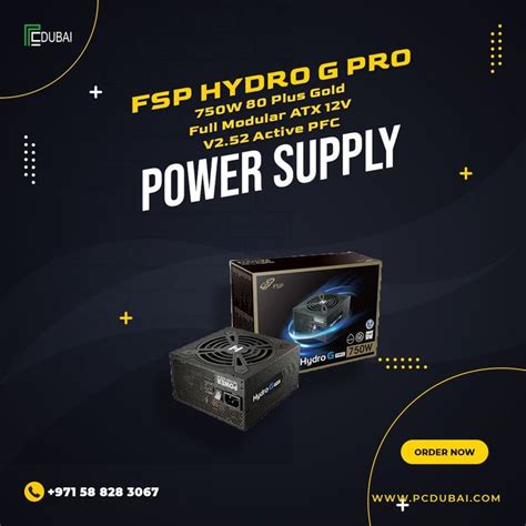 Fsp Hydro G Pro W Plus Gold Full Modular Atx V V Active Pfc Power Supply