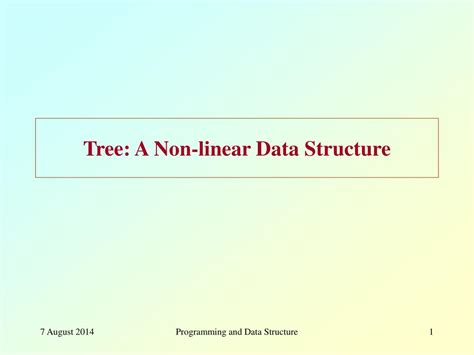 Ppt Tree A Non Linear Data Structure Powerpoint Presentation Free