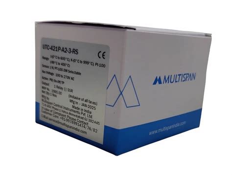 Multispan Temp Controller UTC 421P At 877 Multispan PID Temperature Controller In Panipat