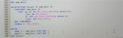 Solved Complete The Following Vhdl Code To Implement A 4 Bit