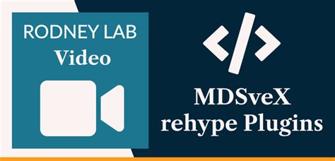 Mdsvex Rehype Plugins Pimp Your Blog Posts Rodney Lab