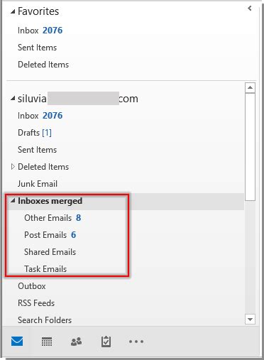 How To Change And Combine Inbox Folders In Outlook
