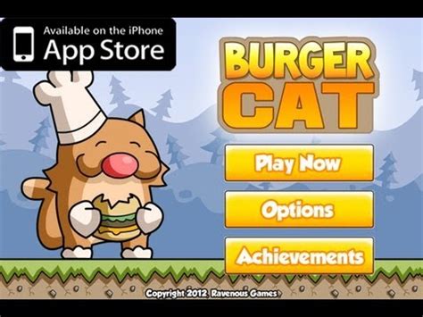 Burger Cat Iphone App Review Gameplay Youtube