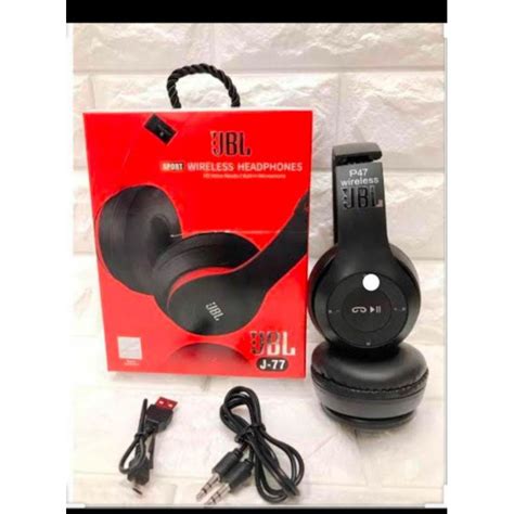Jual Headset Bando Bluetooth JBL Cocok Untuk Semua Merek Hp Shopee Indonesia