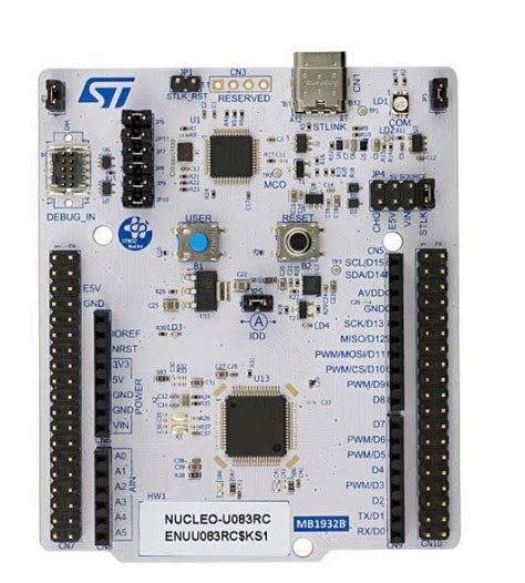 Stm32 Nucleo 64 Development Board With Stm32u031r8 Mcu Supports Arduino Nucleo U031r8