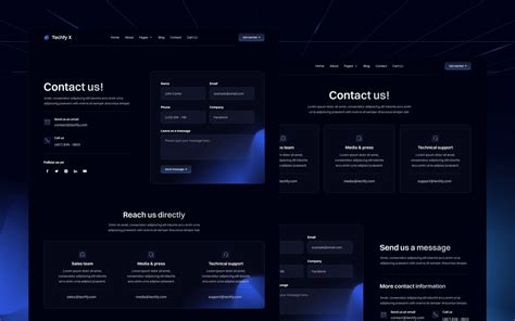 Techfy X Startup Html5 Responsive Website Template
