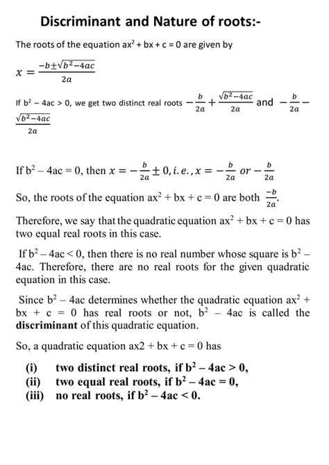 Maths Project Quadratic Equations Docx Physics Science